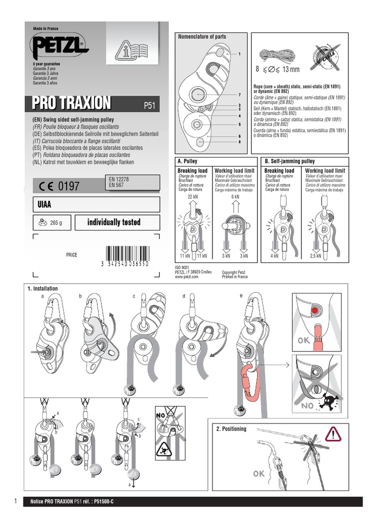 p51 Petzl Me | PDF | Wear | Rope
