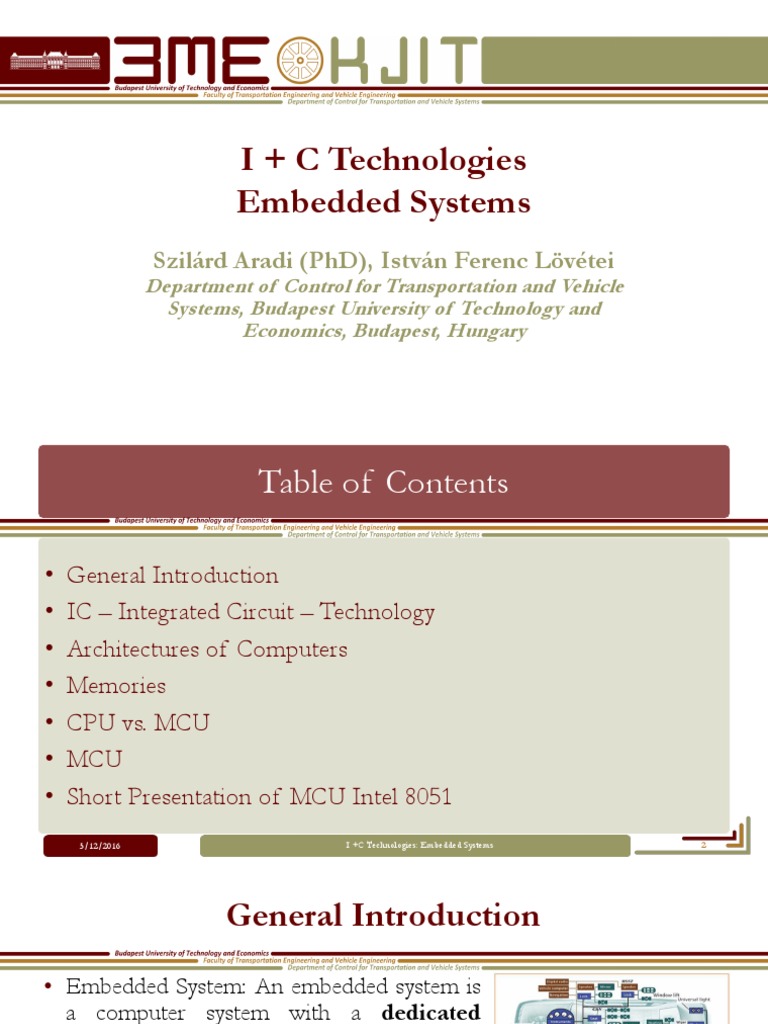IC Microcontroller Presentation 16 17 OK | PDF | Integrated Circuit ...