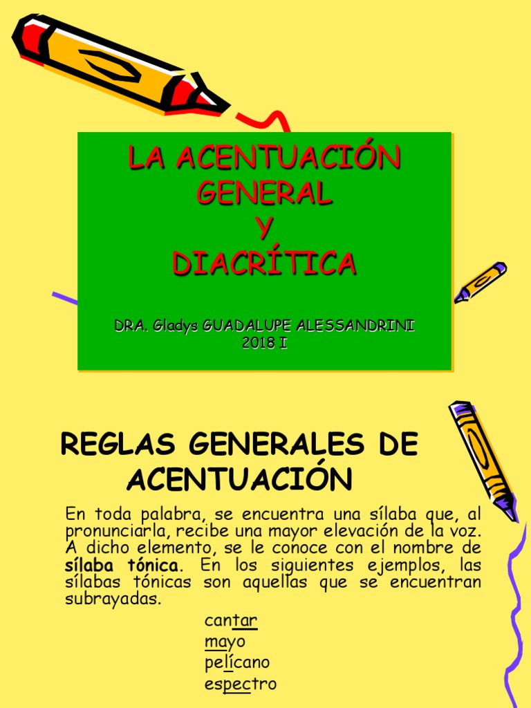 Reglas de La Acentuacion | PDF | Morfología Lingüística | Gramática