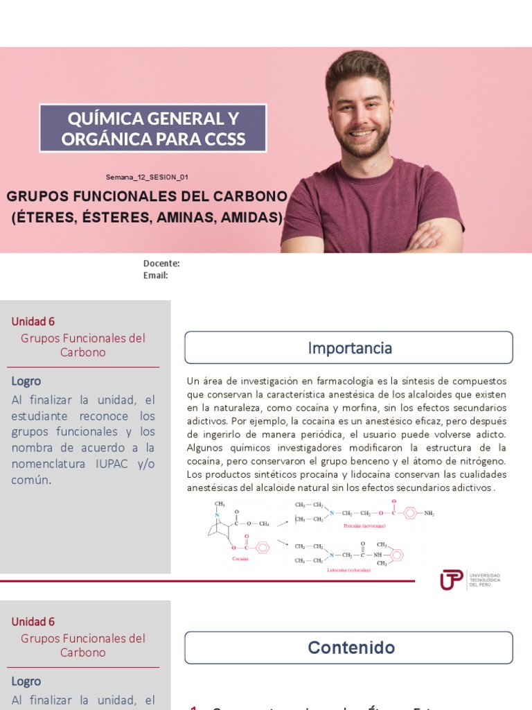 Semana 12 Sesion 1 | PDF | Amida | Ester