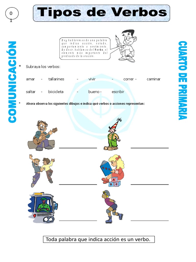 Aprende A Identificar Verbos Pdf Verbo Sintaxis