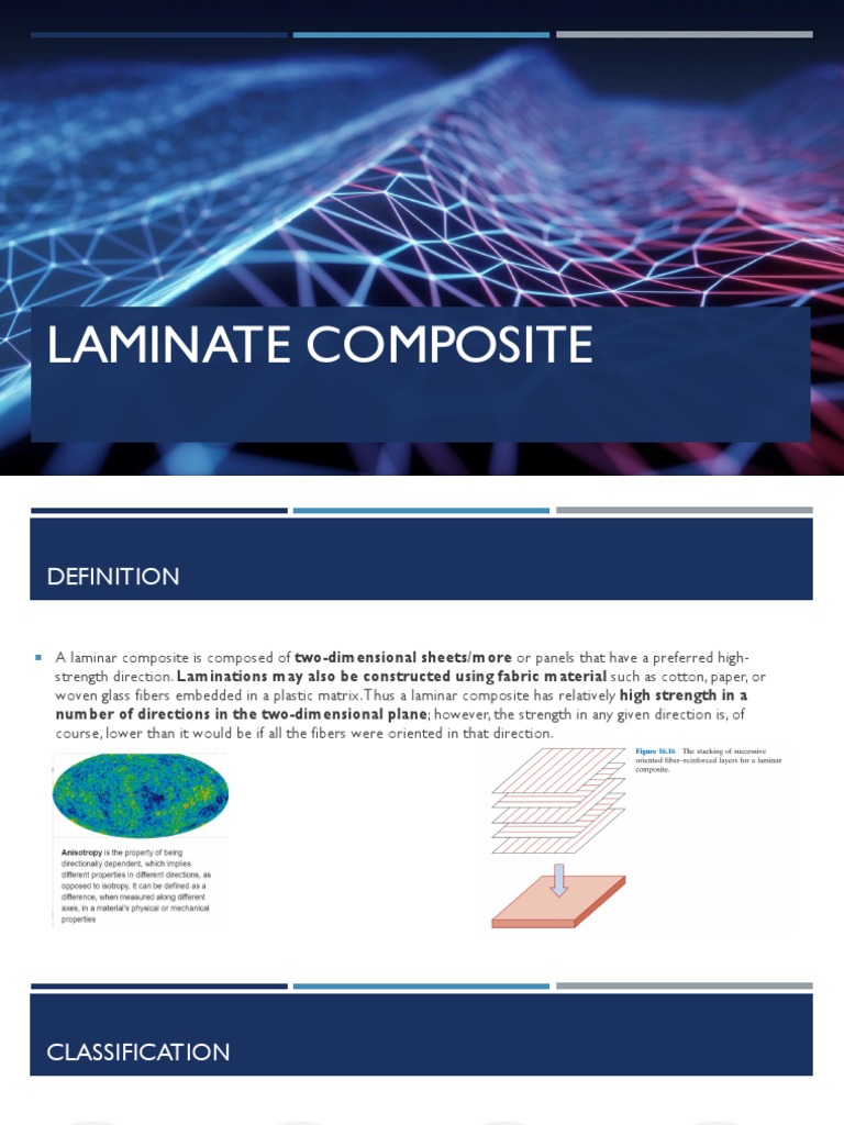 Laminate Composite Types & Benefits | PDF | Composite Material | Fiberglass