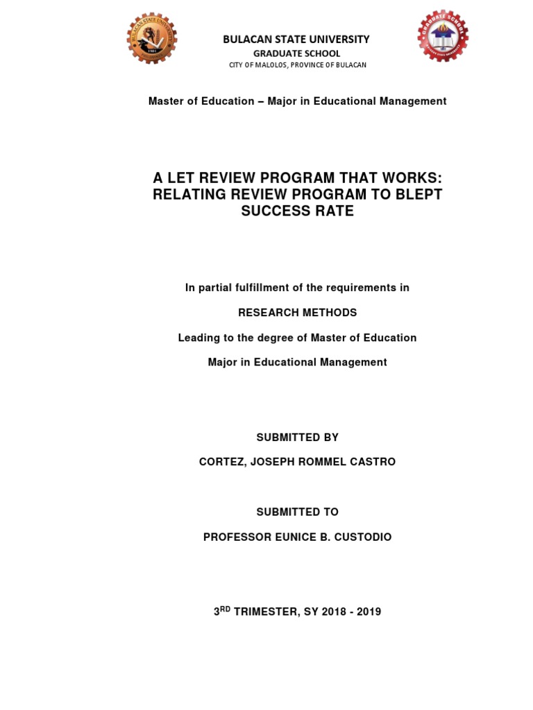 Revised Title and COVER PAGE | PDF