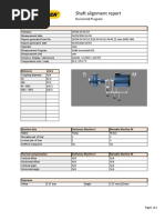 Pump Alignment Report | PDF