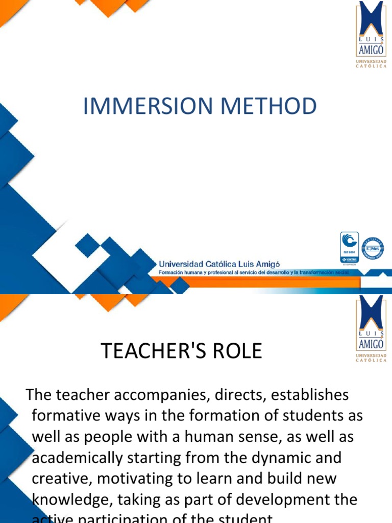 Immersion Method | PDF
