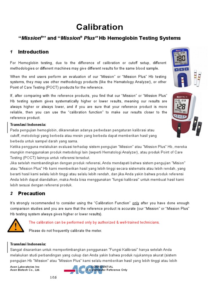 Mission Hb Plus Calibration Bahasa Indonesia Pdf