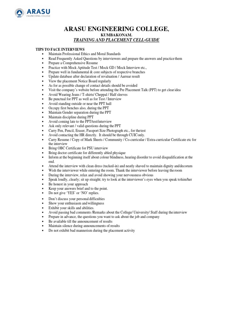 Placement Preparation Guide | PDF | Test (Assessment) | Cognition