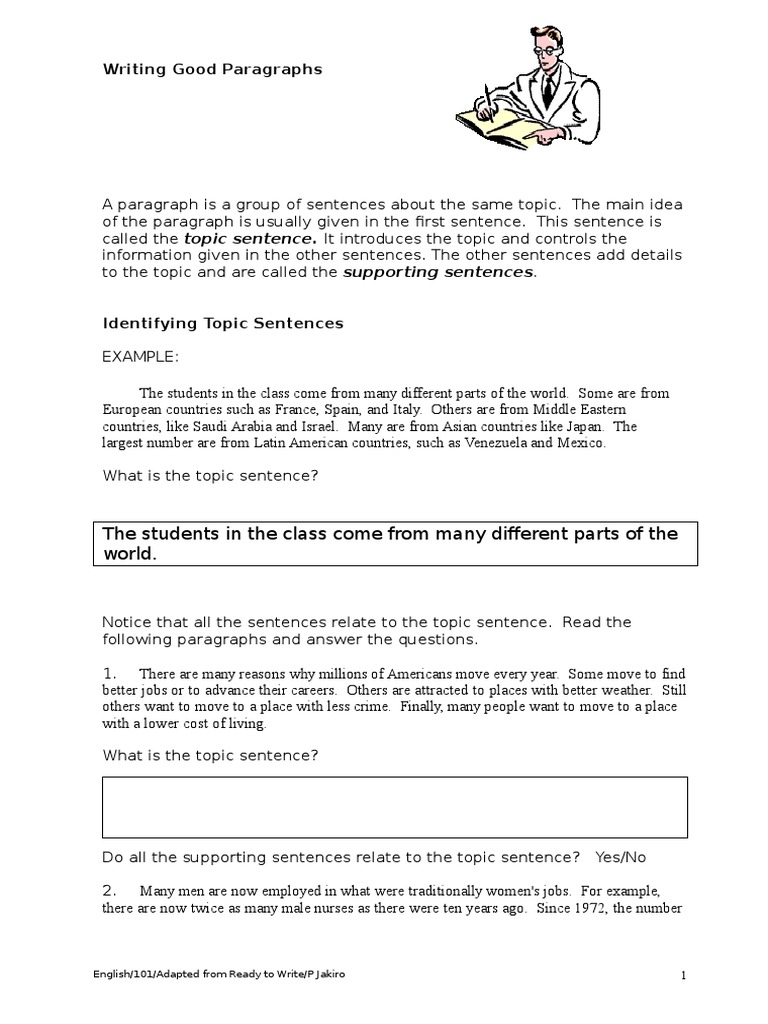 Level 5 - How To Write Good Paragraphs | PDF | Paragraph | Money