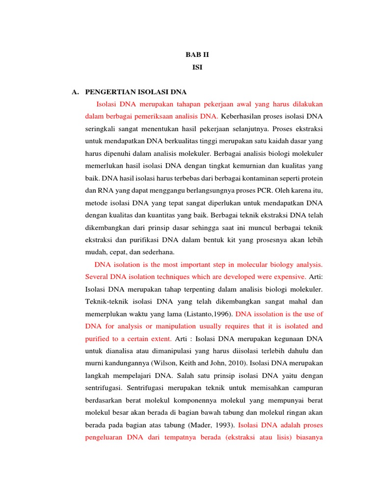 2a Isolasi Dna Rna | PDF