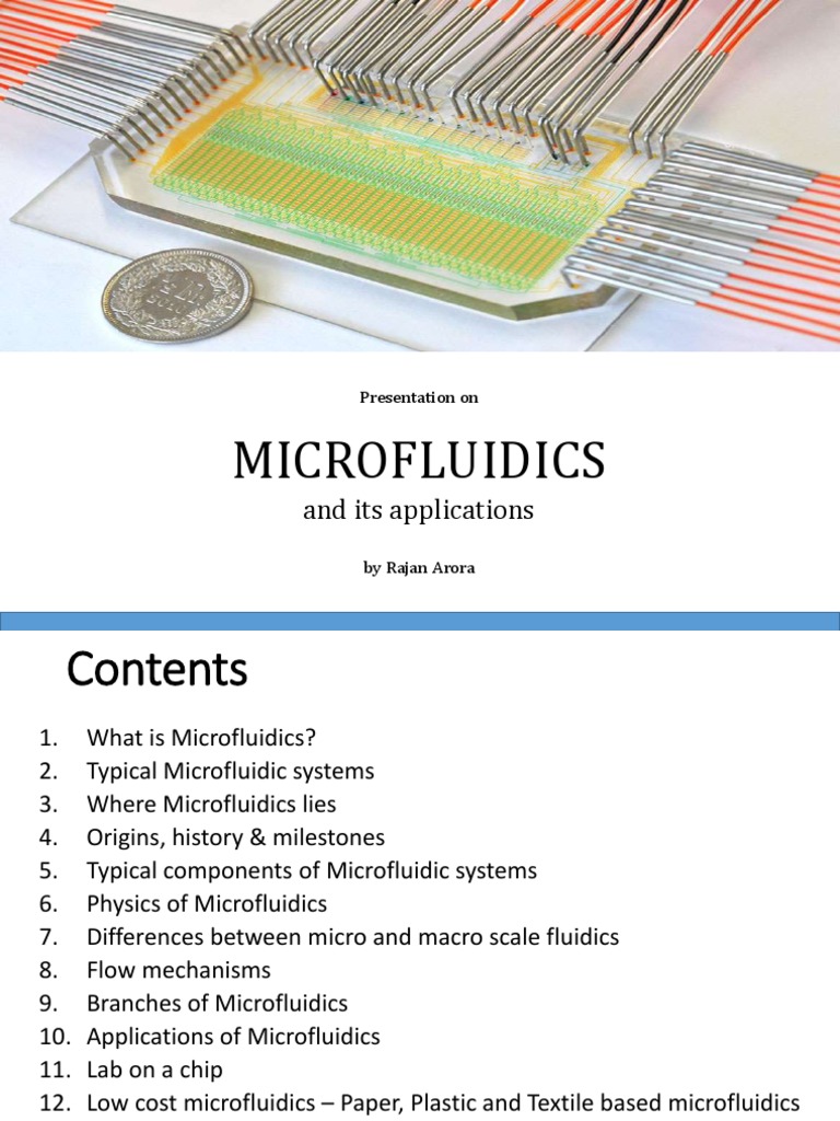 Microfluidic | Download Free PDF | Microfluidics | Fluid Dynamics