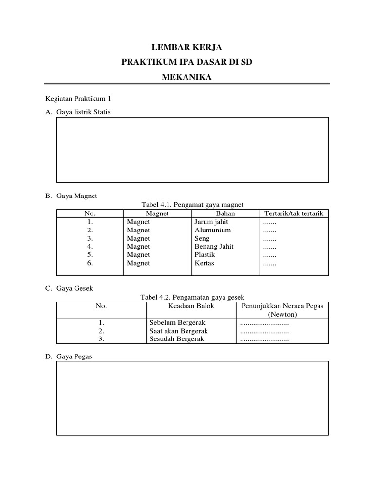 Lembar Kerja Modul 4 | PDF