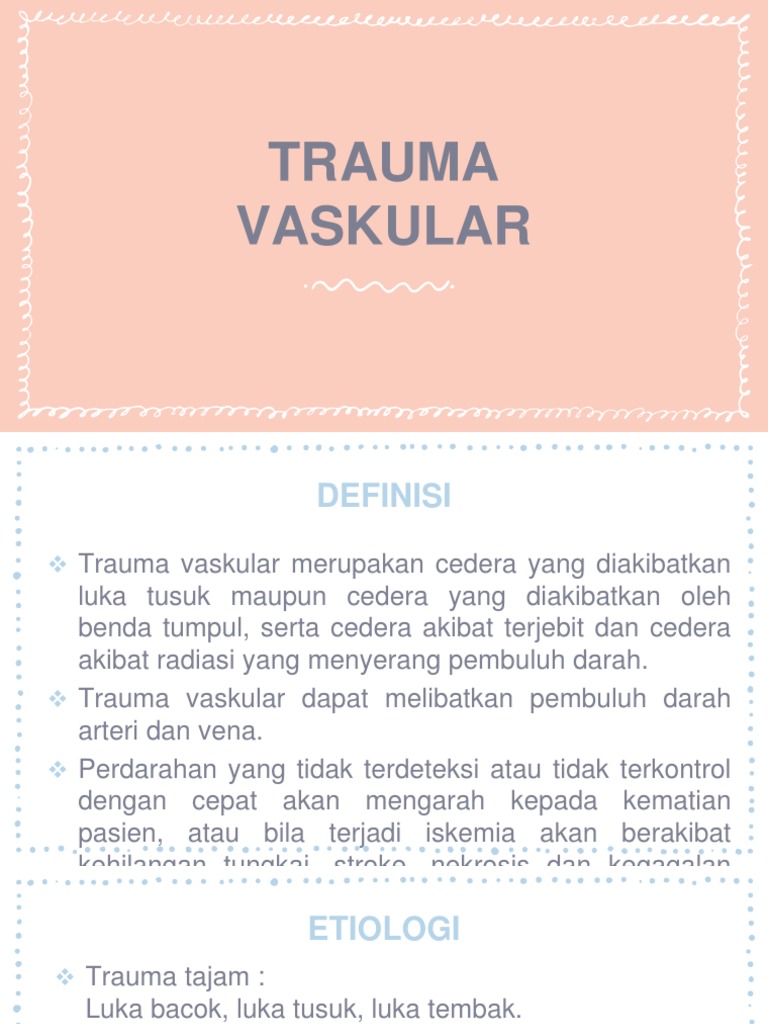 Edited Trauma Vaskular | PDF