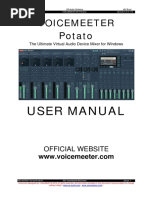 Voicemeeter Banana User Manual | PDF | Equalization (Audio ...