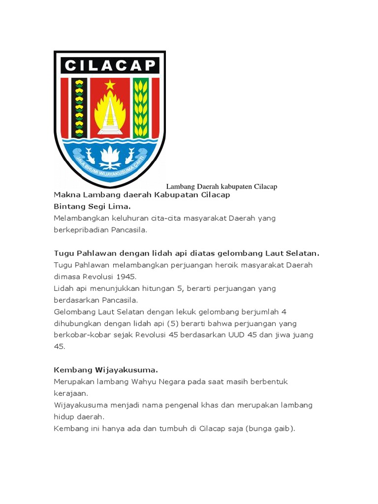 Lambang Cilacap | PDF