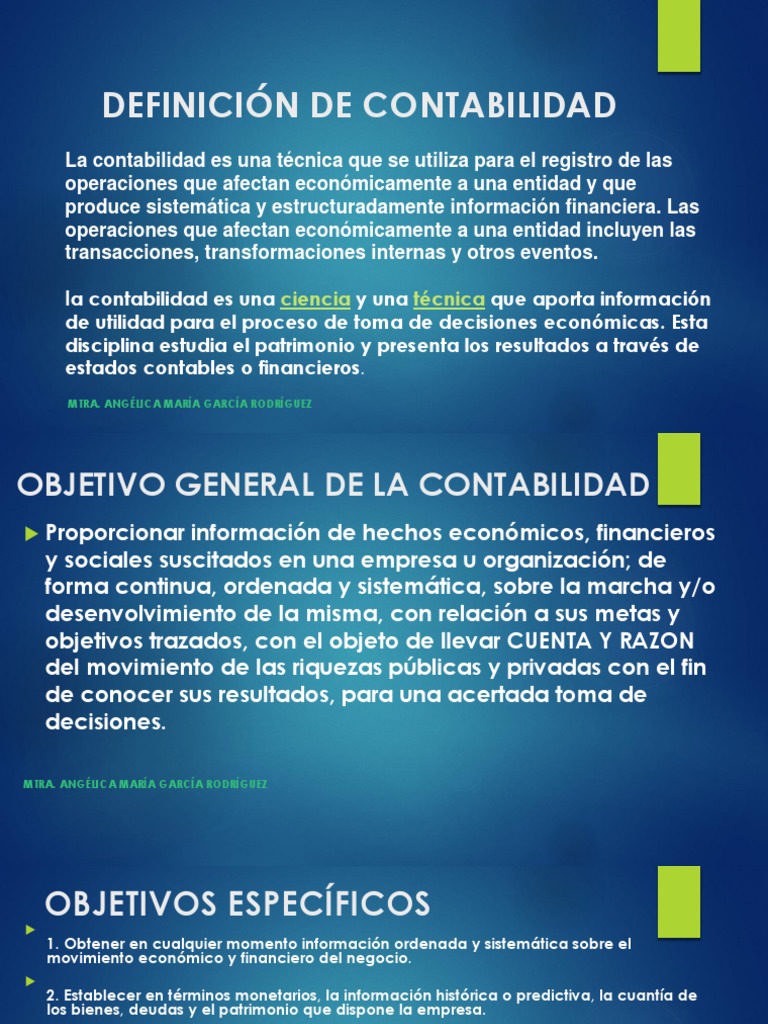 Definición de Contabilidad | PDF | Contabilidad | Planificación