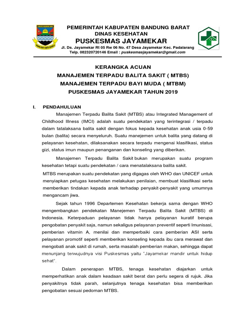 Kak MTBS | PDF