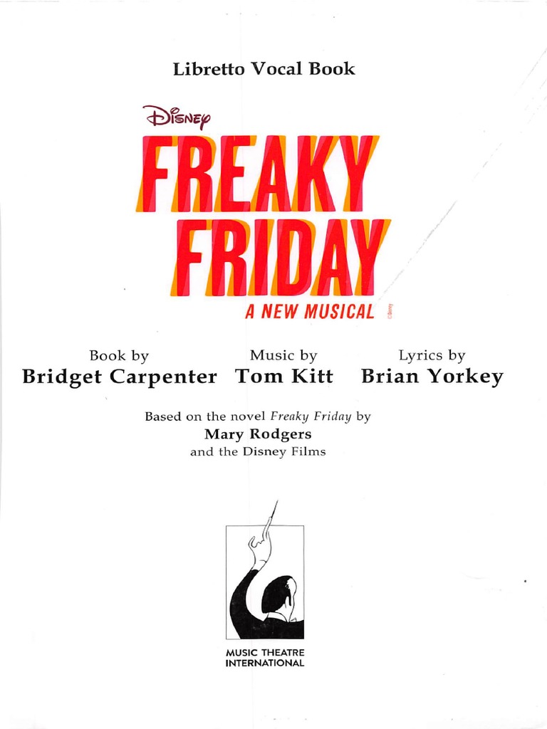Freaky Friday Full Vocal Book | PDF