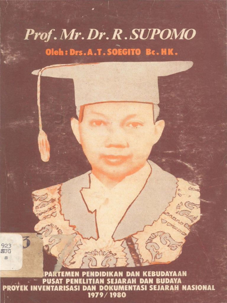 Prof MR DR R SUPOMO PDF | PDF