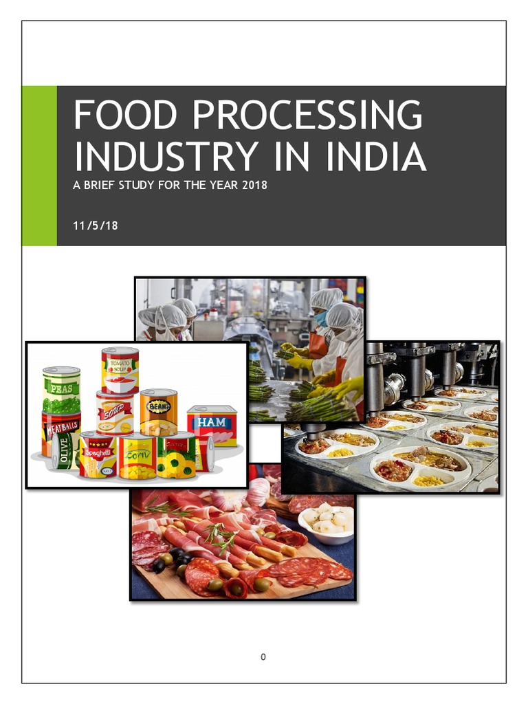 Food Processing Industry in India | PDF | Competition | Foods