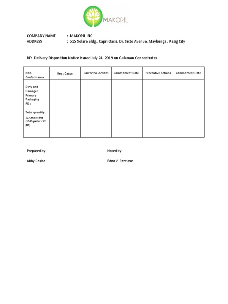 Capa Form for Nfm