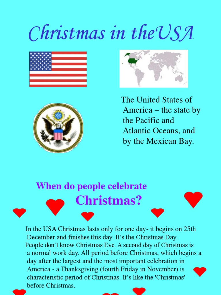 Christmas Traditions in the USA | PDF | Santa Claus | Christmas