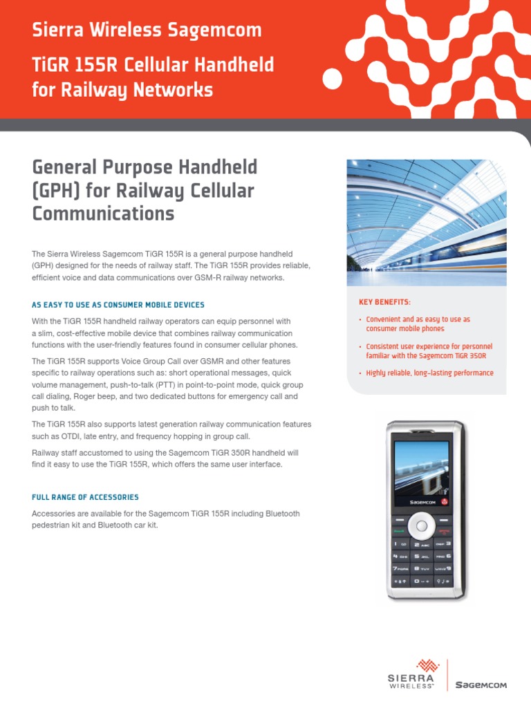 Sagemcom Tigr 155r Web | PDF | Mobile Device | Mobile Phones