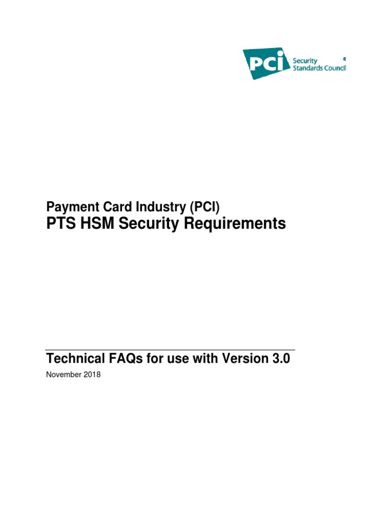 PTS HSM Technical FAQs v3 Nov 2018 | PDF | Key (Cryptography ...