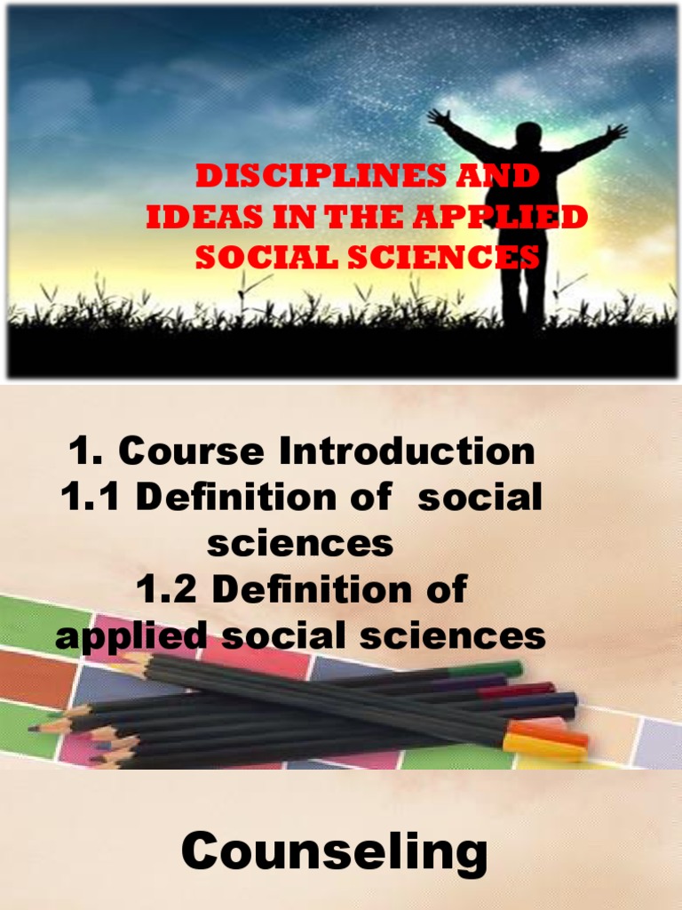 Disciplines and Ideas in The Applied Social Sciences | PDF | Social ...