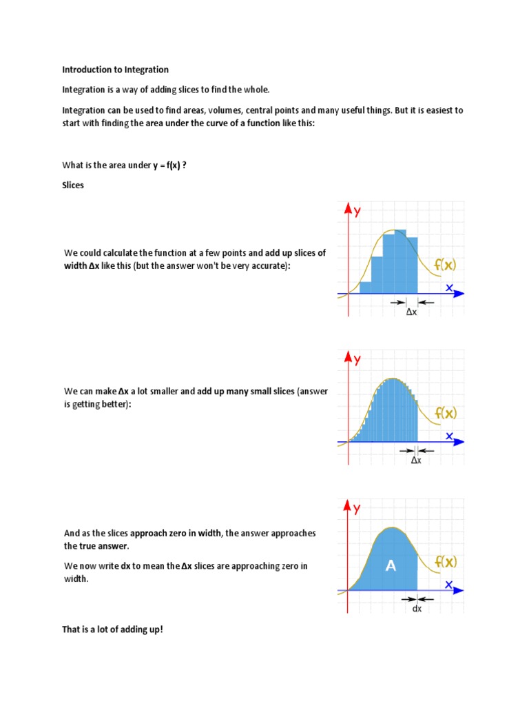 Math Is Fun | PDF | Integral | Derivative