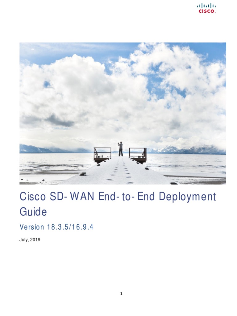 SD WAN End To End Deployment Guide | PDF | Virtual Private Network | Router (Computing)