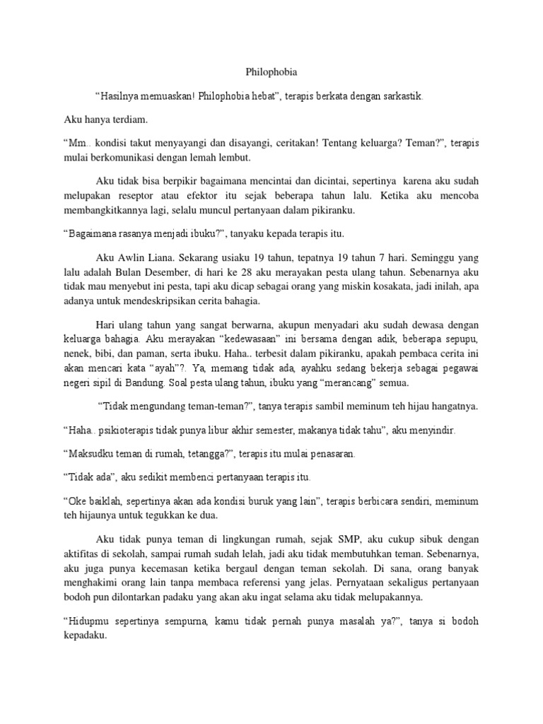 Philophobia | PDF