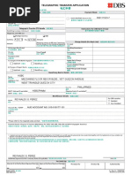 Telegraphic Transfer Application Form | PDF | Banks | Debit Card