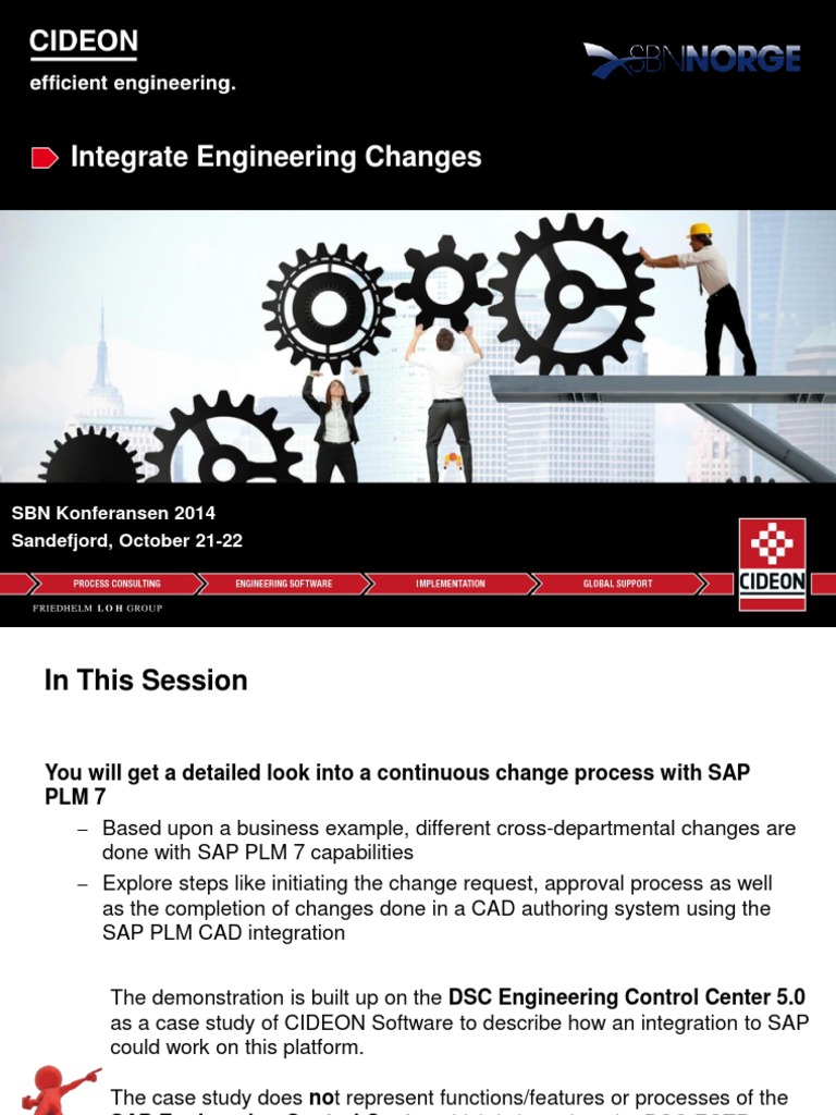 Integrate Engineering Changes | PDF | Product Lifecycle | Sap Se