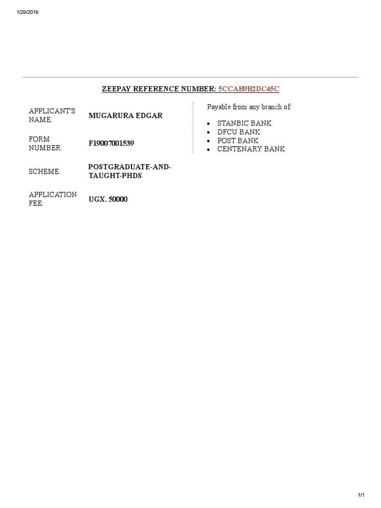 MUK Application PDF | PDF