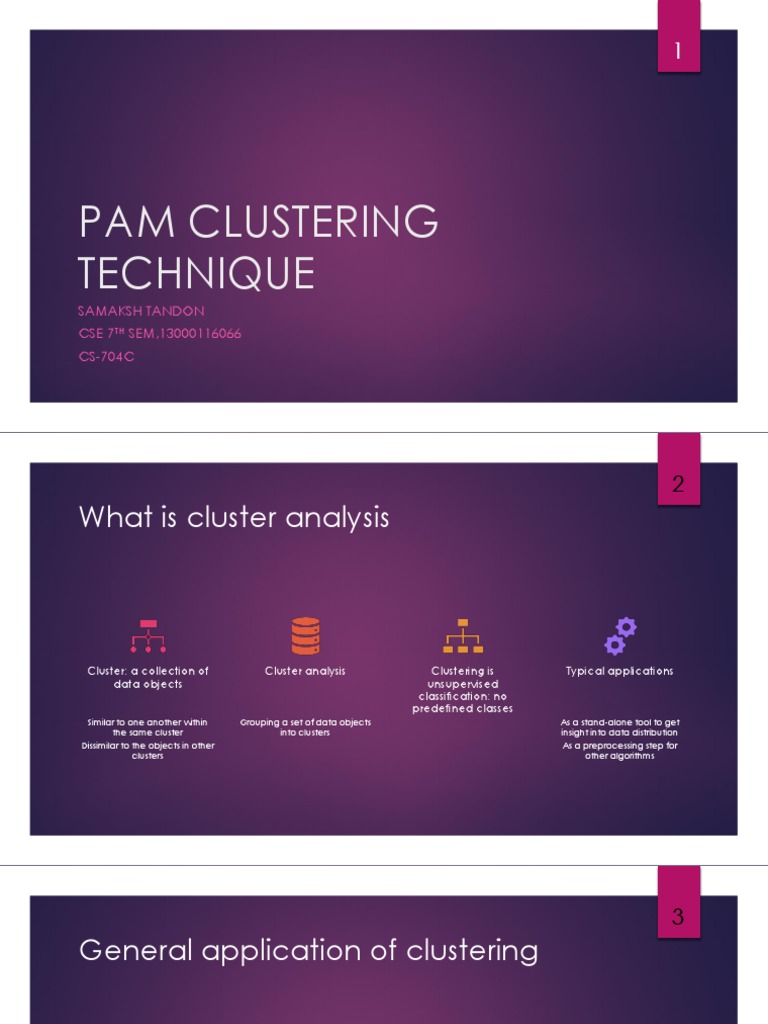 Pam Clustering Technique | PDF | Cluster Analysis | Statistical Data Types