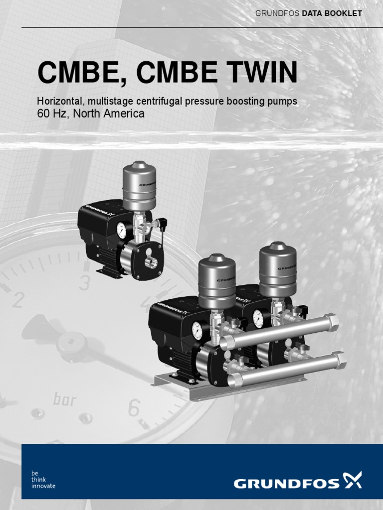 Data Booklet CMBE Twin | PDF | Pump | Valve