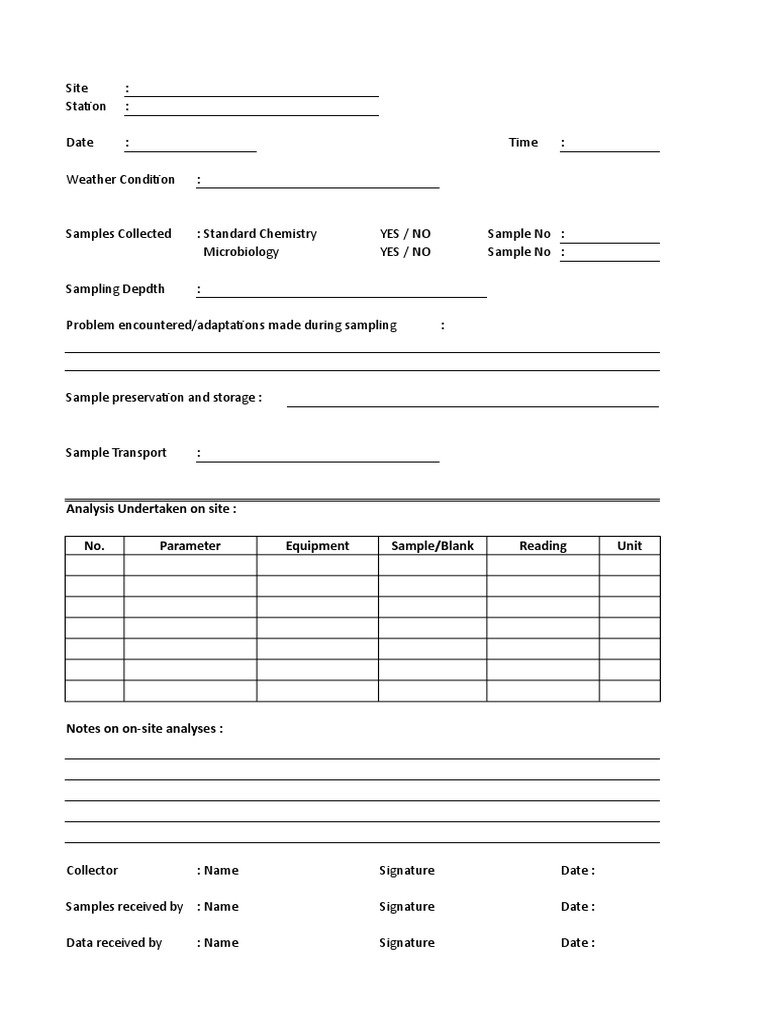 Sampling Datasheet | PDF