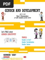 Basic Concepts of Gender and Development | PDF | Gender | Gender Studies