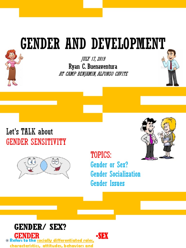 Gender Sensitivity and Equality: Addressing Gender Stereotypes ...