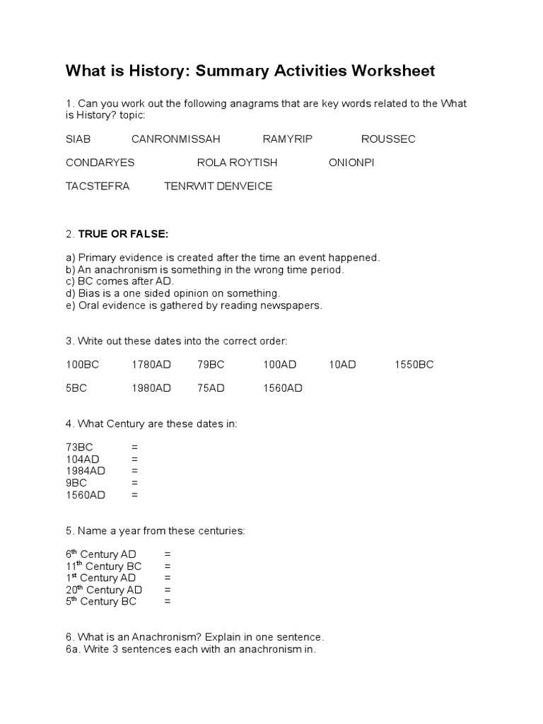 Worksheet | PDF