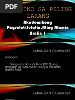 Akademikong Sulatin - Layunin, Gamit, Katangian, at Anyo | PDF