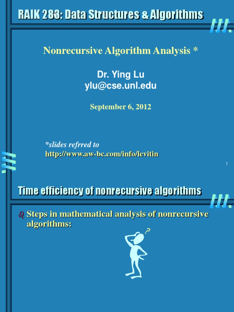 Analysis Nonrecursive Algorithm | PDF | Summation | Algorithms Analysis Nonrecursive Algorithm | PDF | Summation | Algorithms