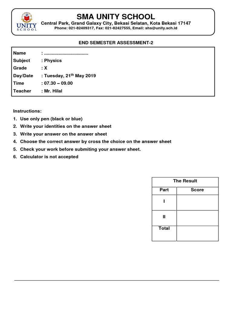Cover of Questionnaire | PDF