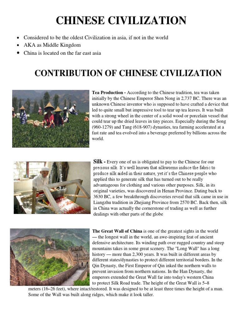 Chinese Civilazation | PDF | History Of China | Printing