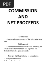 Types of Commission | PDF | Salary | Employment