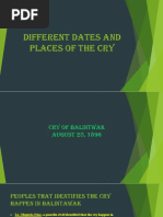 Gregoria de Jesus' Version of The First Cry | PDF