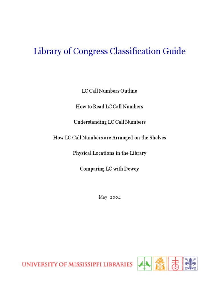Library of Congress Classification Guide | PDF | Social Science | Science