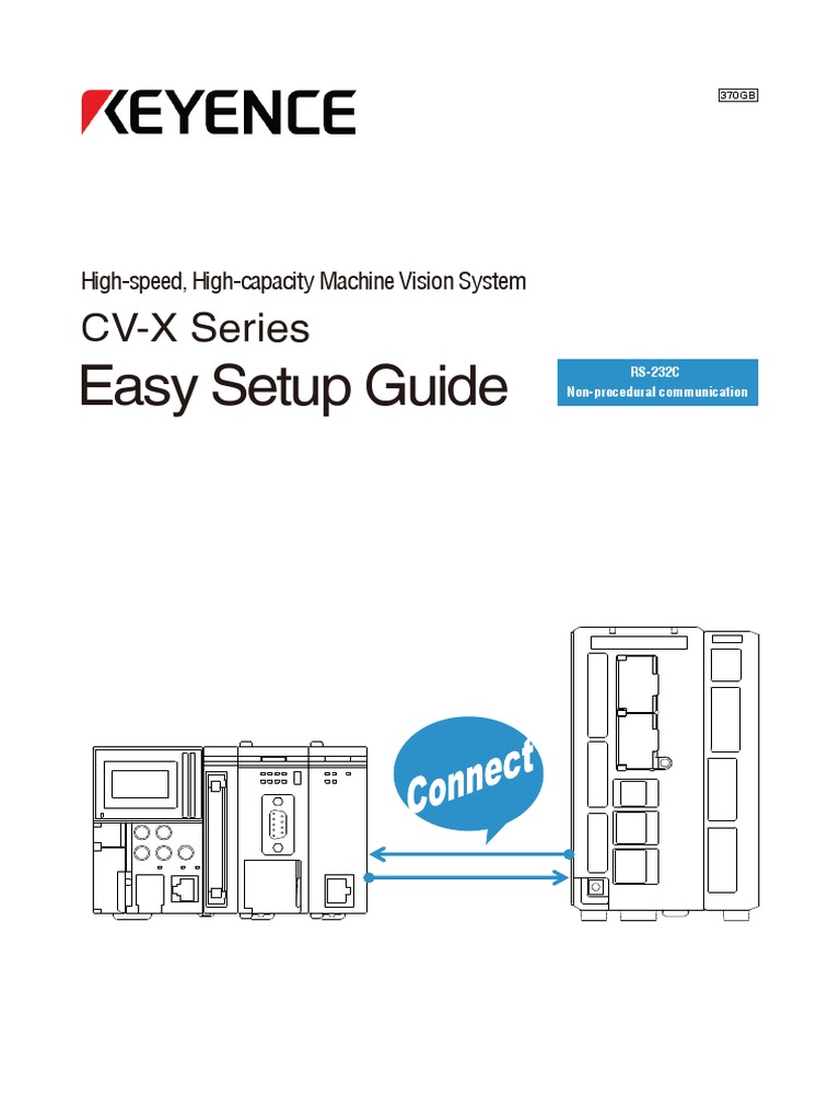 CV-X Series Easy Setup Guide | PDF | Digital Electronics | Digital ...
