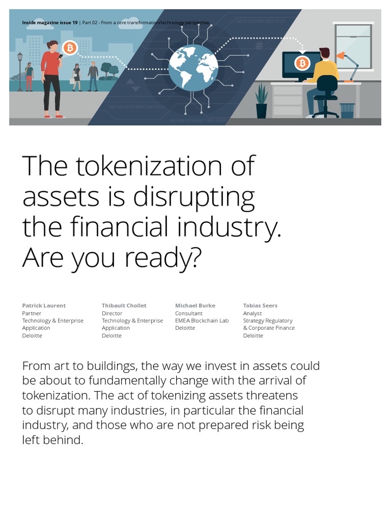 Deloitte The Tokenization of Assets Disrupting Financial Industry | PDF ...