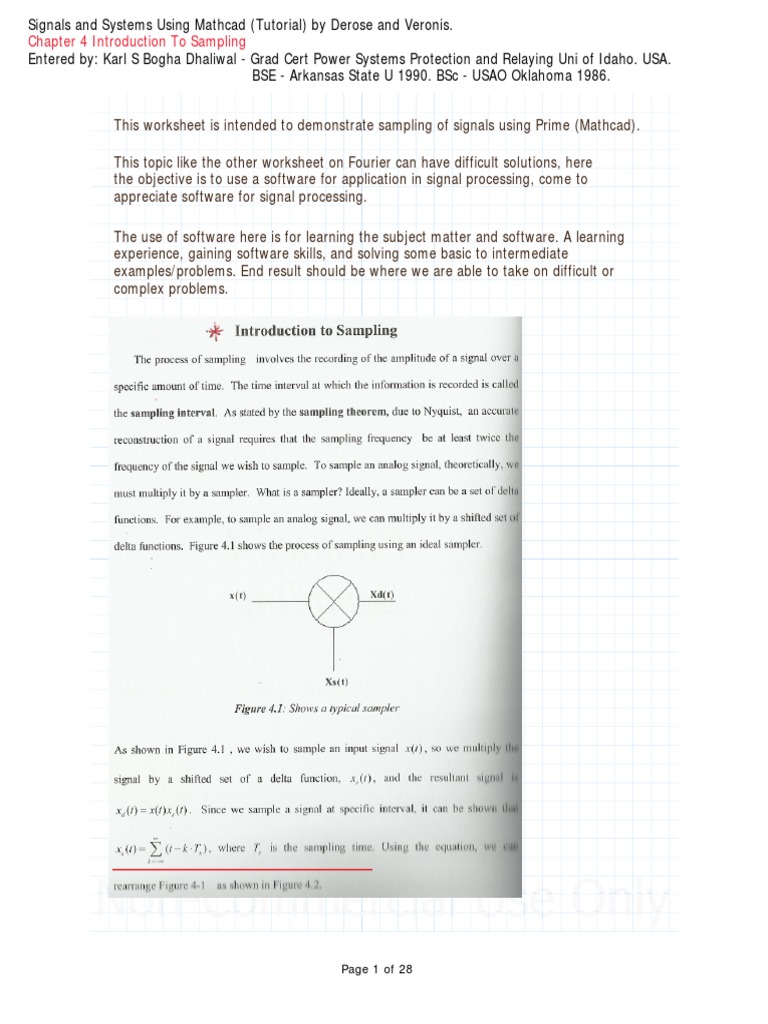 Chapter 4 Introduction To Sampling: Page 1 of 28 | PDF | Sampling ...